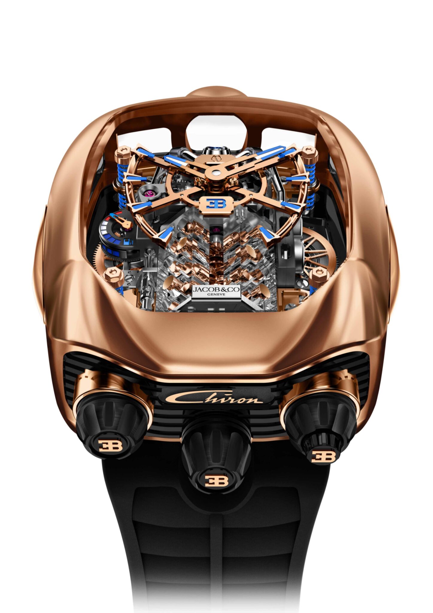 Jacob & Co. Bugatti Chiron Tourbillon 55x44 mm BU200.40.AA.AA.B